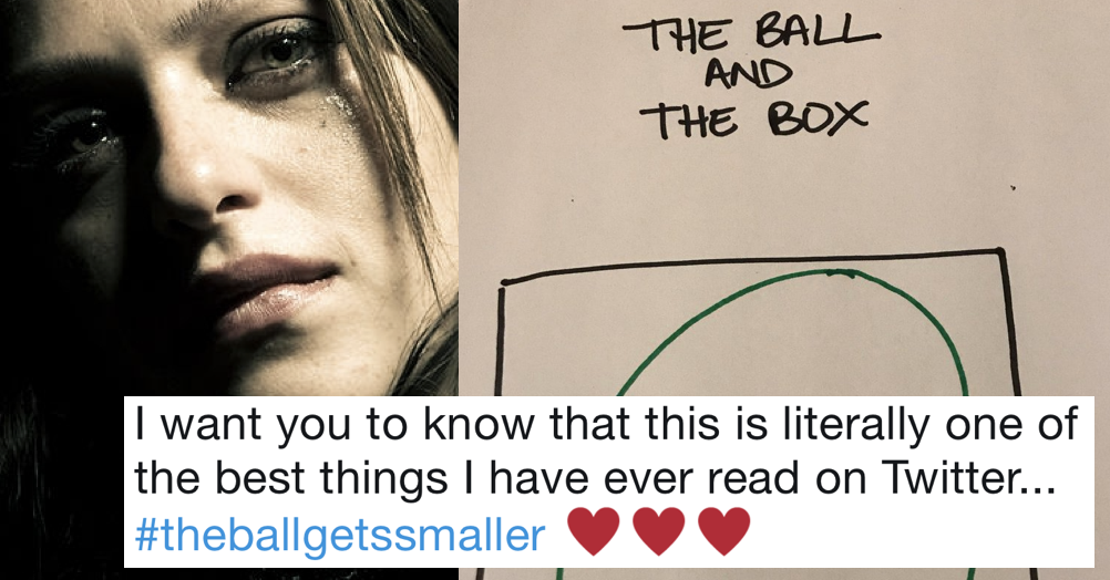This 'ball and the box' analogy of grief went viral because it struck a ...
