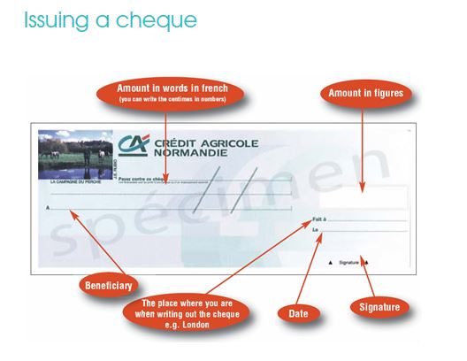 Do you have a French cheque book? - Tax & Social charges - Survive France